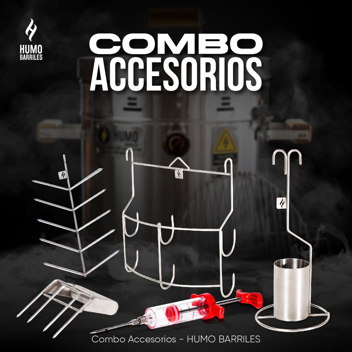 Combo AccesoriosCombo Accesorios – Humo barriles